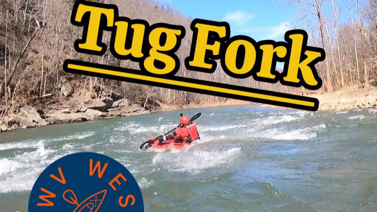 Inflatable Kayak Adventure down a recently flooded river. Tug Fork ...