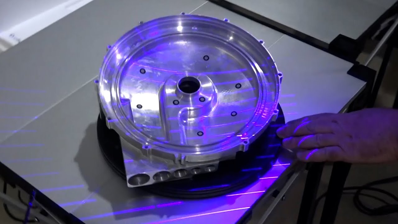 Freescan UE - Handheld Blue Laser Scanner - YouTube