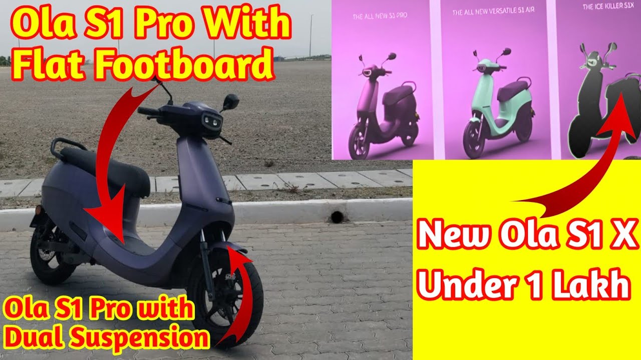 💥 Ola S1 Pro with Dual Front & Back Suspension | Ola S1 X Under 1 Lakh ...