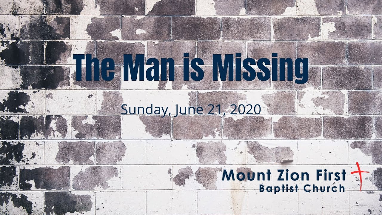 The Man is Missing - YouTube