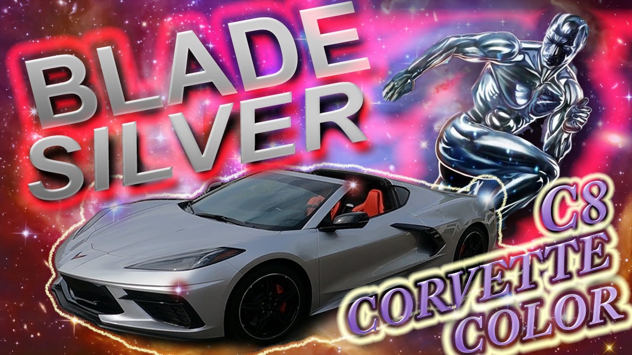 Sparkling Blade Silver C8 Corvette Color - YouTube