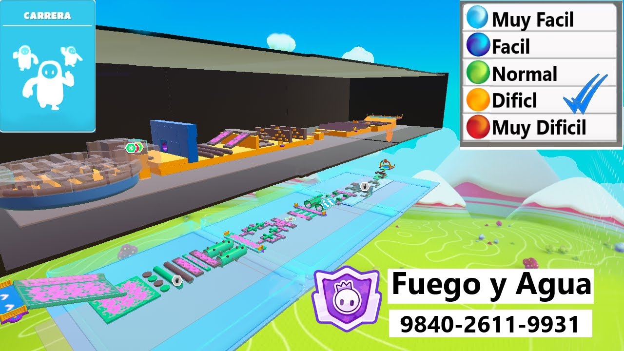 Fall Guys creativo | Fuego y Agua 9840-2611-9931 | FALL GUYS CREATIVE ...