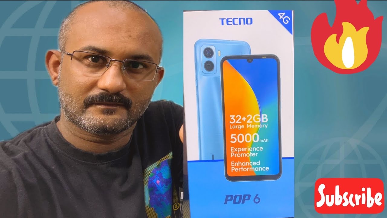 Tecno POP 6 Unboxing And Review | ⚡️First Look Tecnno #tecno - YouTube