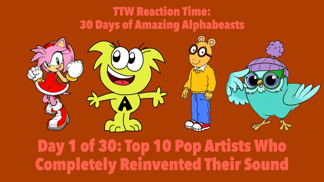 TTWRT: 30 Days of Amazing Alphabeasts: Top 10 Pop Artists Who ...