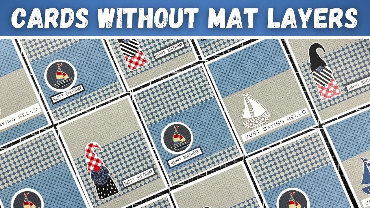 36 cards with $1 worth of patterned paper | Paper Trey Ink - YouTube