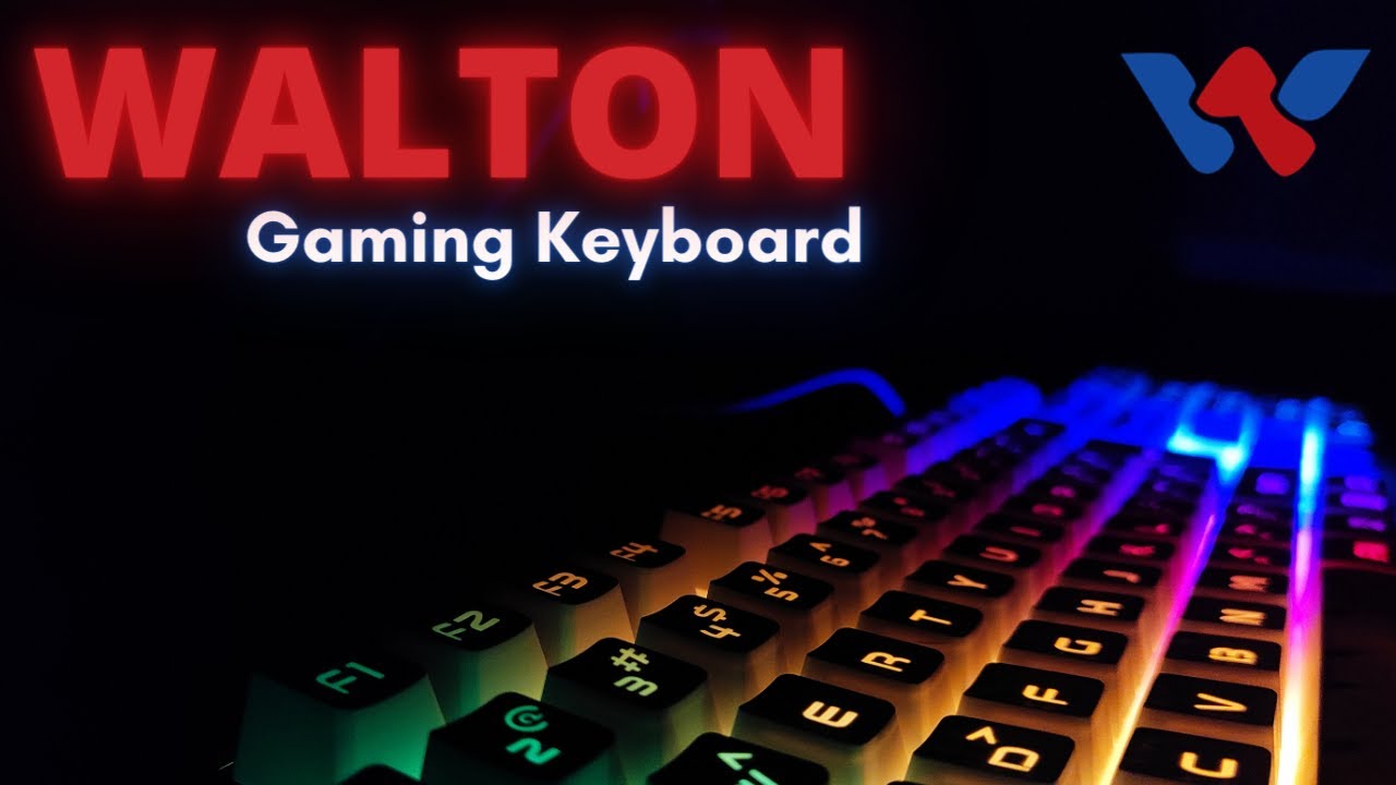 Walton WKG001WB Pro Gaming Keyboard Review - YouTube