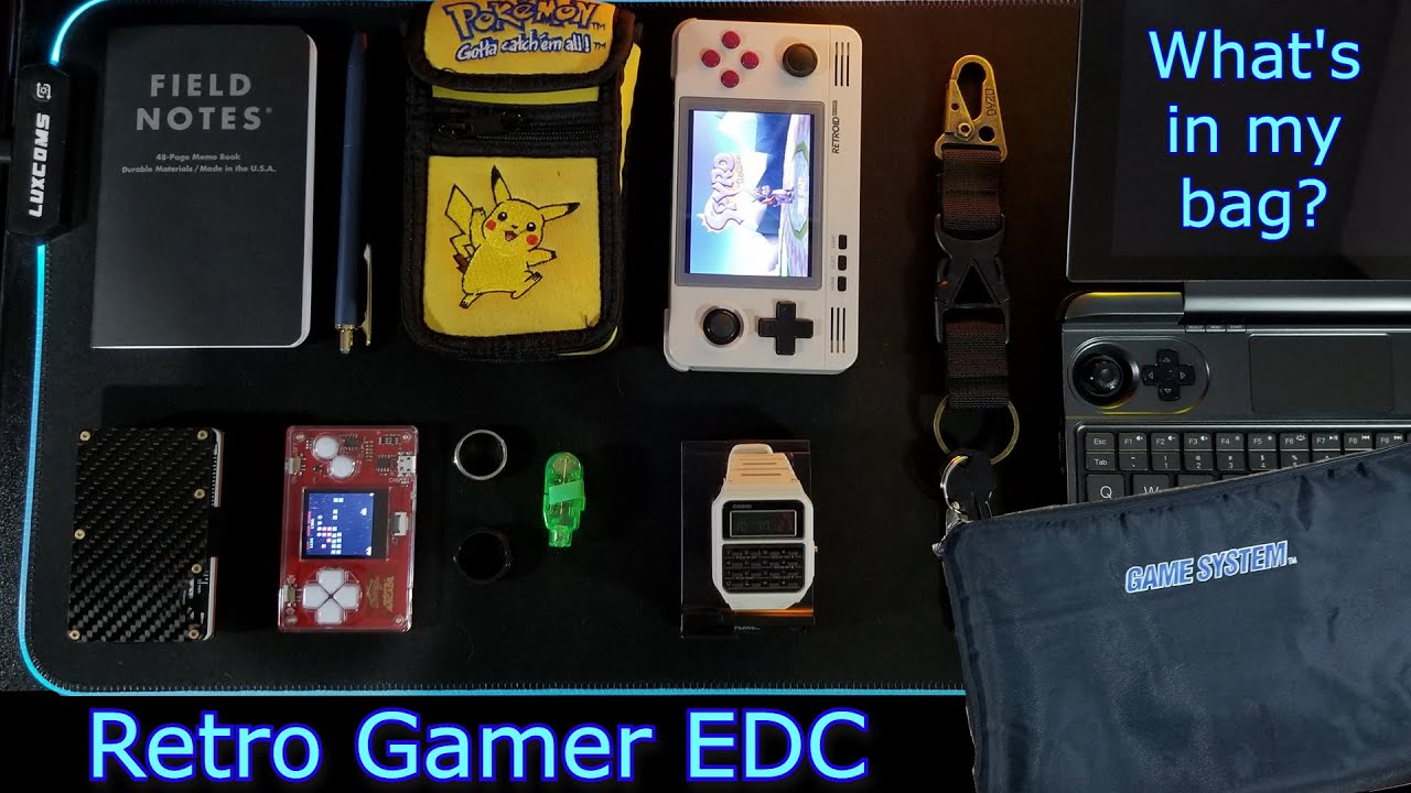 Retro EDC (Gamer Everyday Carry V6) - YouTube