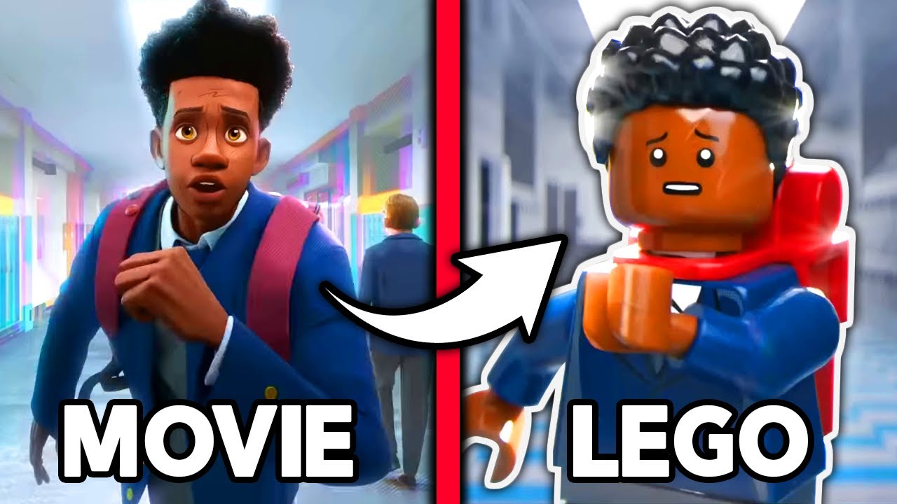Spider-Man: Across The Spider-Verse Recreated in LEGO Animation - YouTube