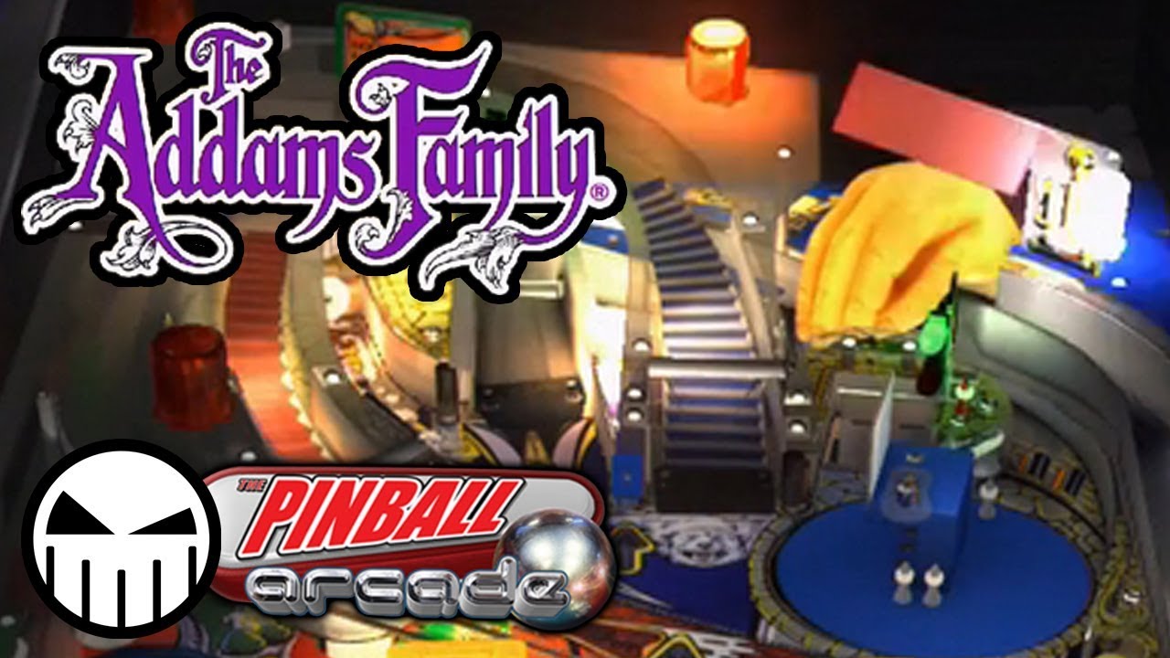The Addams Family - The Pinball Arcade (PS4) - Crow Pinball - YouTube