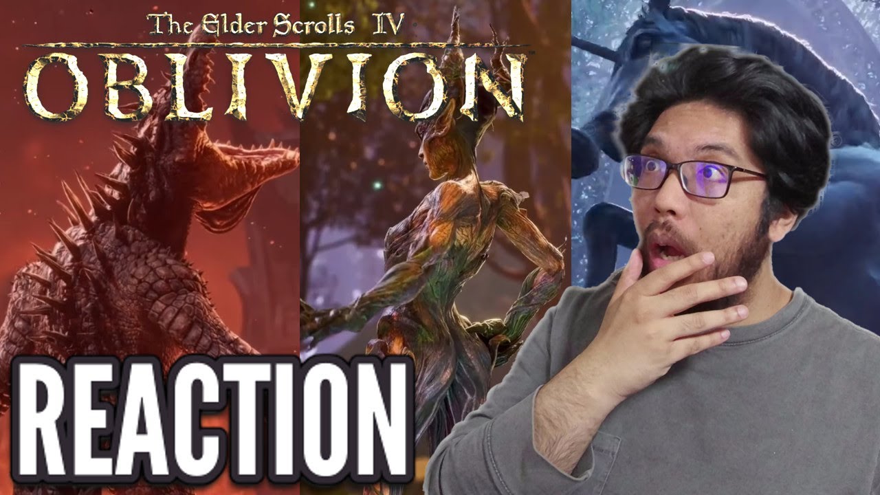 ELDER SCROLLS IV OBLIVION REMASTER REACTION - SHADOW DROP! IT'S OUT NOW ...