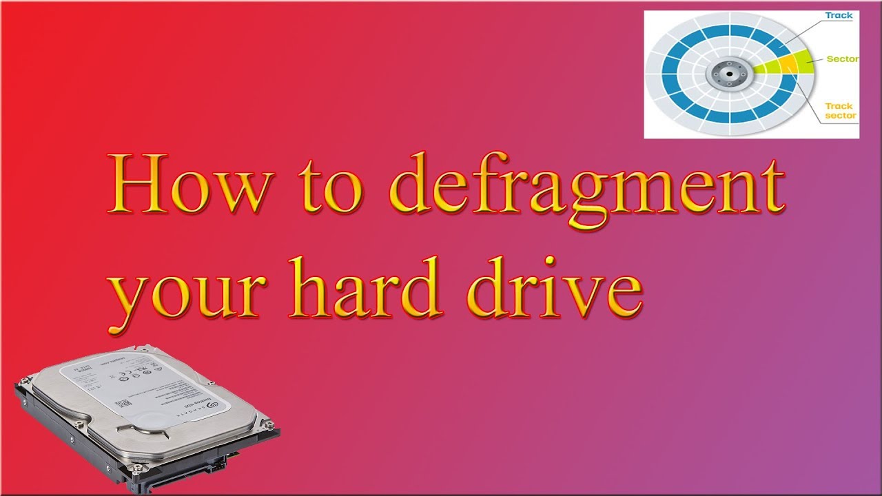 How to defragment your hard drive - YouTube
