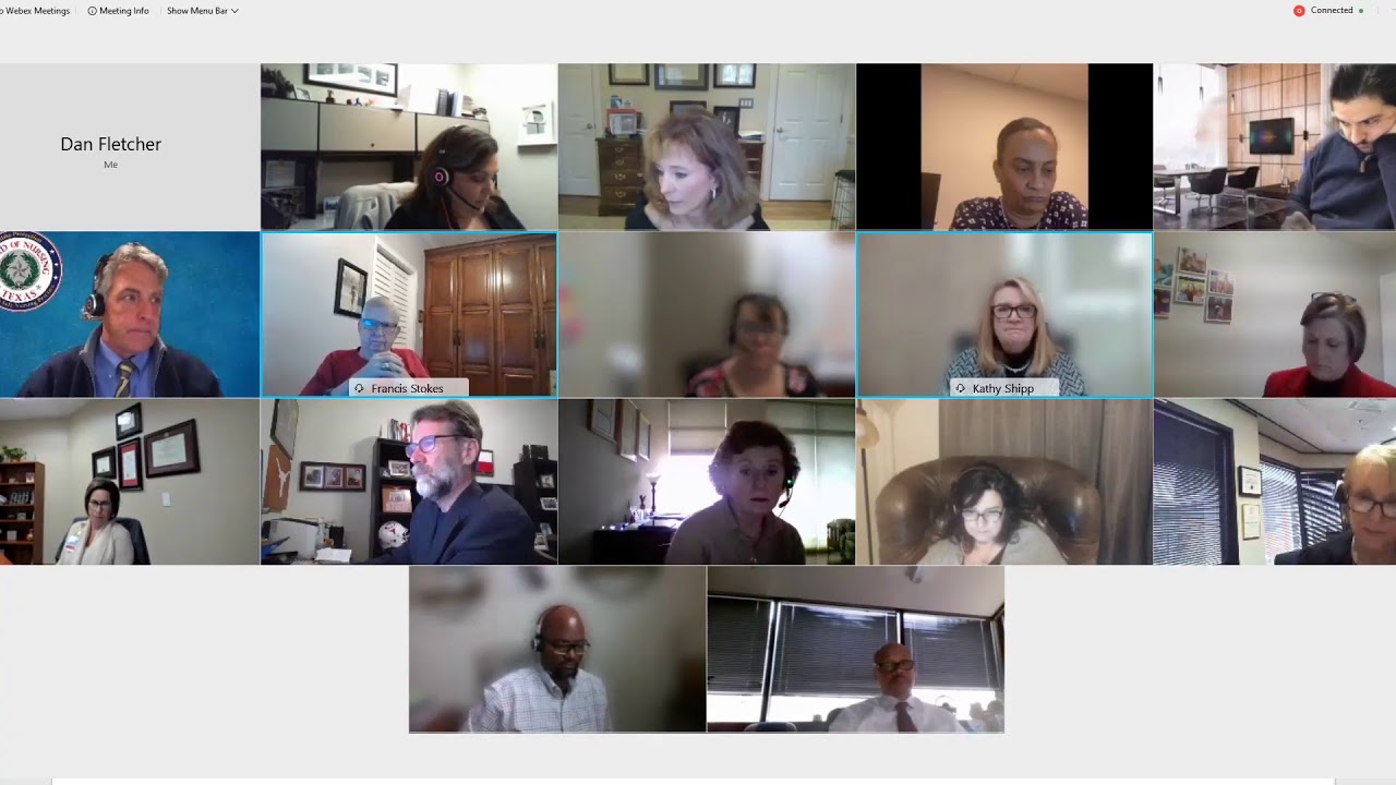 Texas BON Texas Board of Nursing Jan 21, 2021 - YouTube