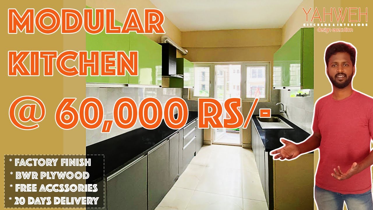Modular Budget Kitchen 2 | Yahweh Kitchens & Interiors | Karthick ...