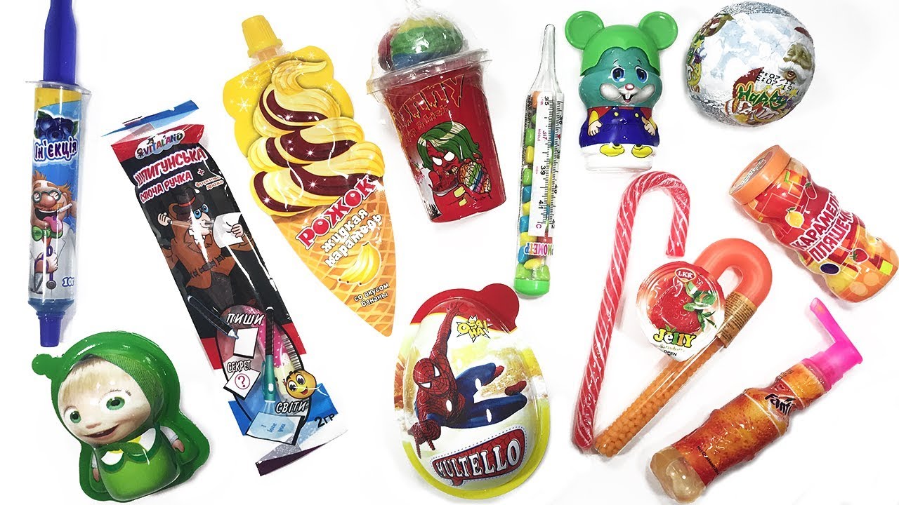 MIXING CRAZY CANDY, Other CANDIES Dispensers Mixing Candy Slime - YouTube