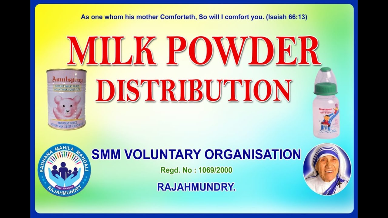 Milk Powder Distribution To Infants by SMM - YouTube