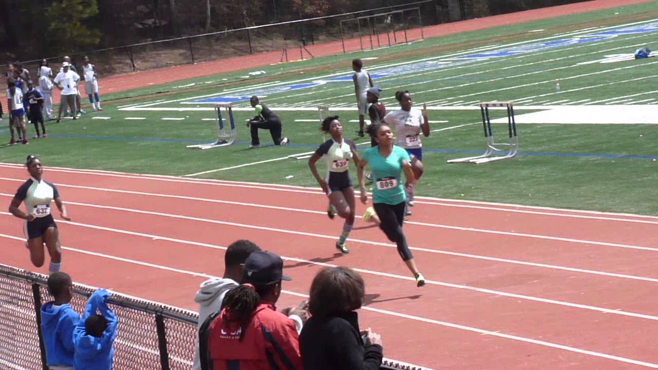 100 meter dash lightspeed track club - YouTube