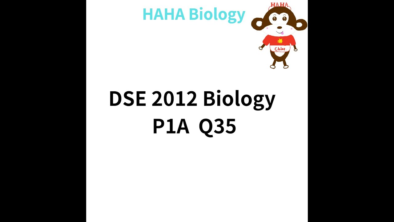 DSE Biology 2012 P1A Q35 - YouTube