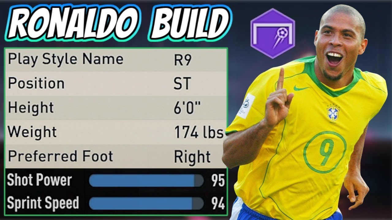 COMPLETE STRIKER! BEST RONALDO NAZÁRIO ST BUILD in FIFA 23 PRO CLUBS ...