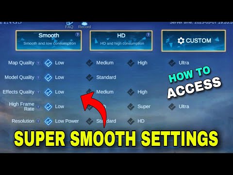 BEST SMOOTH SETTINGS for Mobile Legends 2025 (No lag and frame drops)