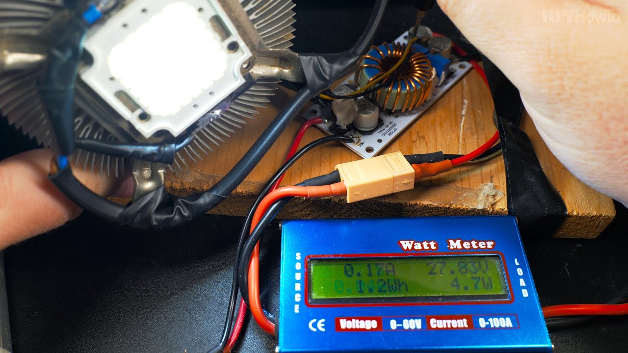 High Power Led Diy Torch Build - YouTube