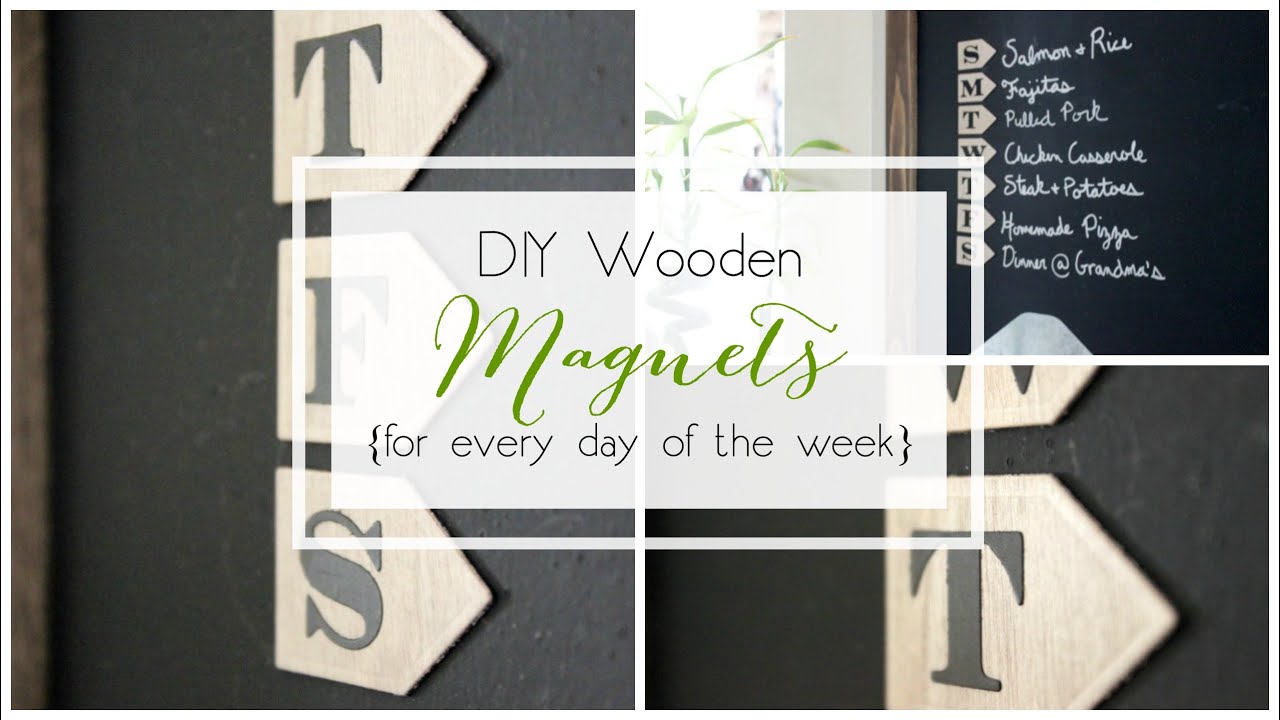 DIY Wooden Magnets - YouTube