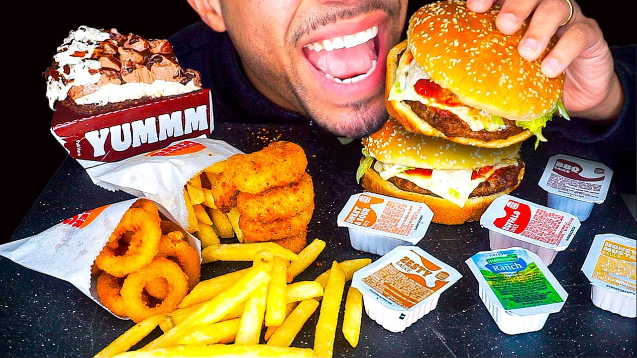 BURGER KING IMPOSSIBLE WHOPPER BURGER CHICKEN NUGGETS | SAUCES | FRIES ...