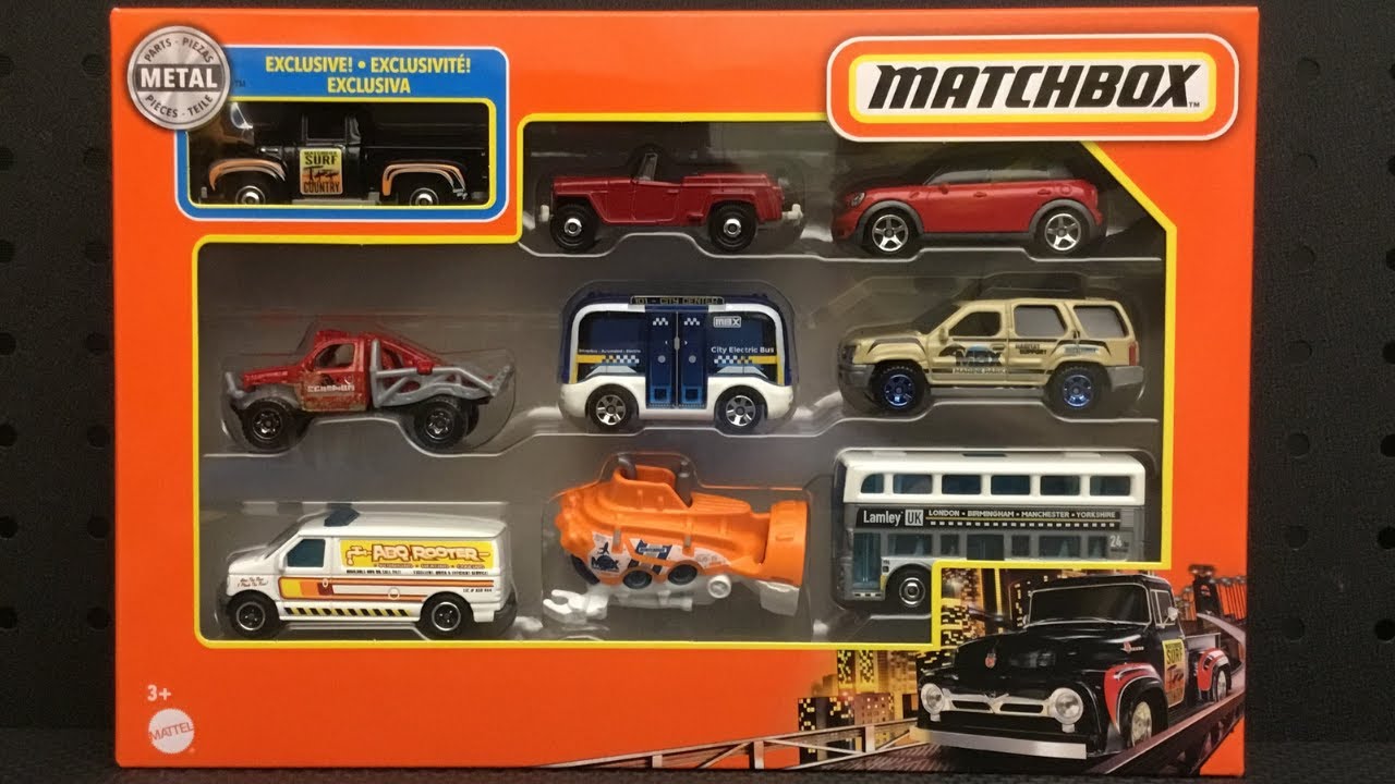 Matchbox 9 Pack 2021 '56 Ford Pickup (Unboxing) - YouTube