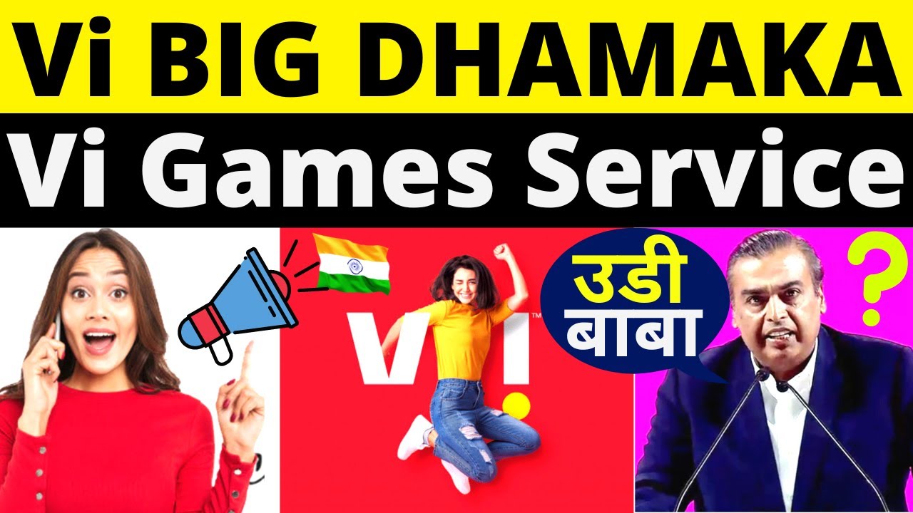 Vodafone Idea New Games Dhamaka | Vi Maxamtech Gaming Partnership | Vi ...