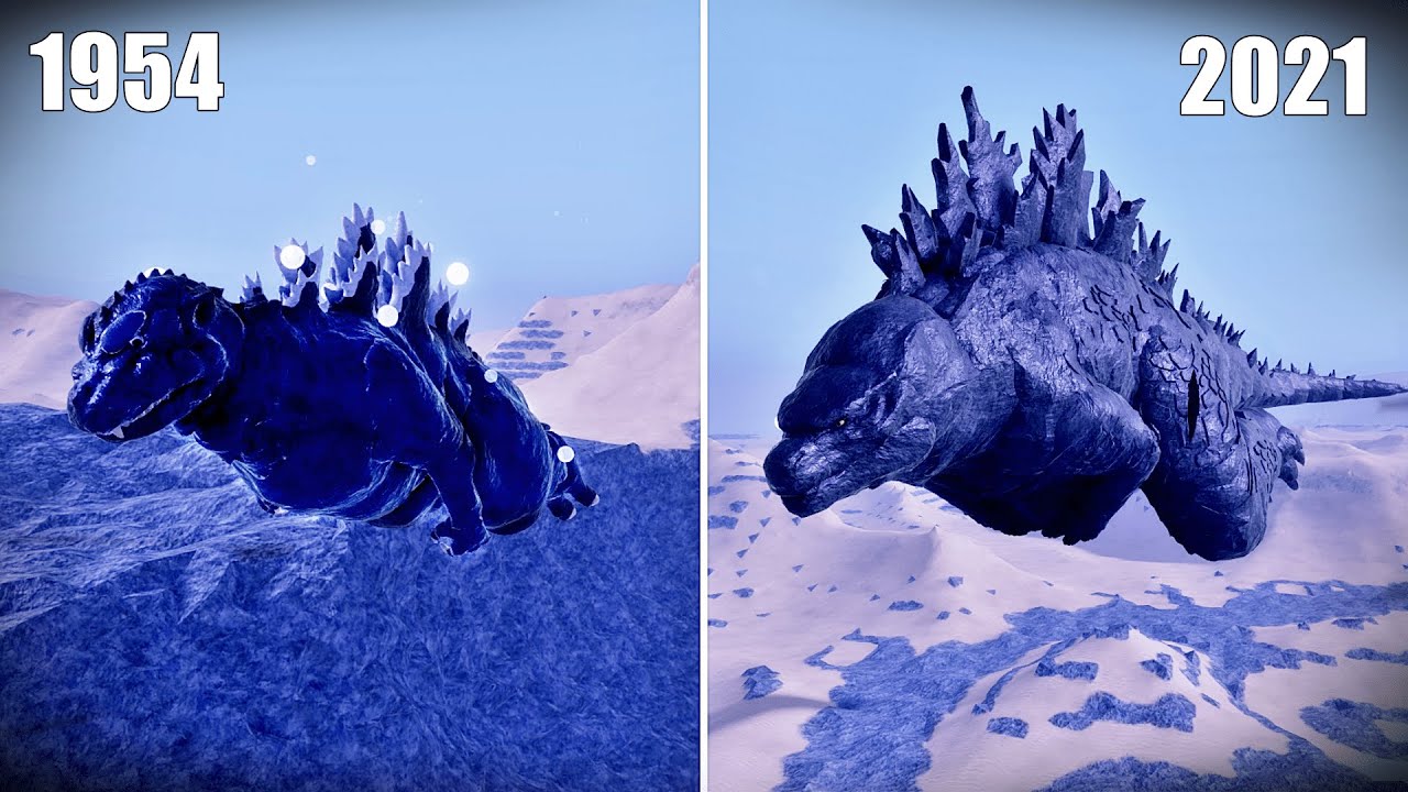 Godzilla Toy Swimming