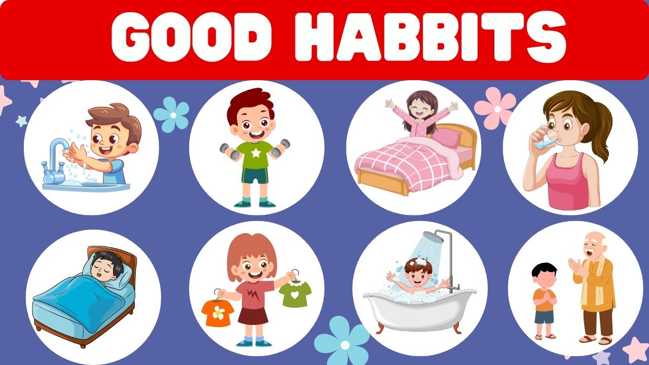 Learn Good Habits for Kids Brush Teeth, Wash Hands & More Educational ...