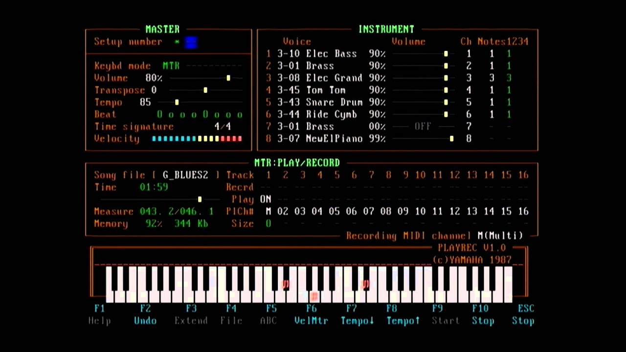 IBM Music Feature Card: PLAYREC Song Demonstrations - YouTube