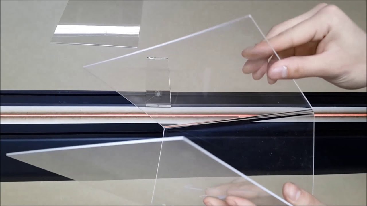 Acrylic panel bending machine M12 - YouTube