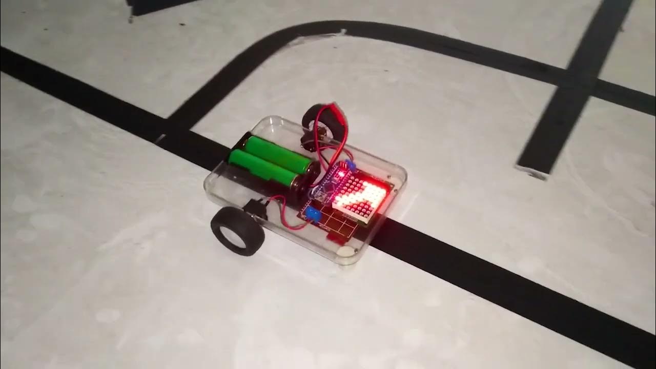line following robot using PID - YouTube