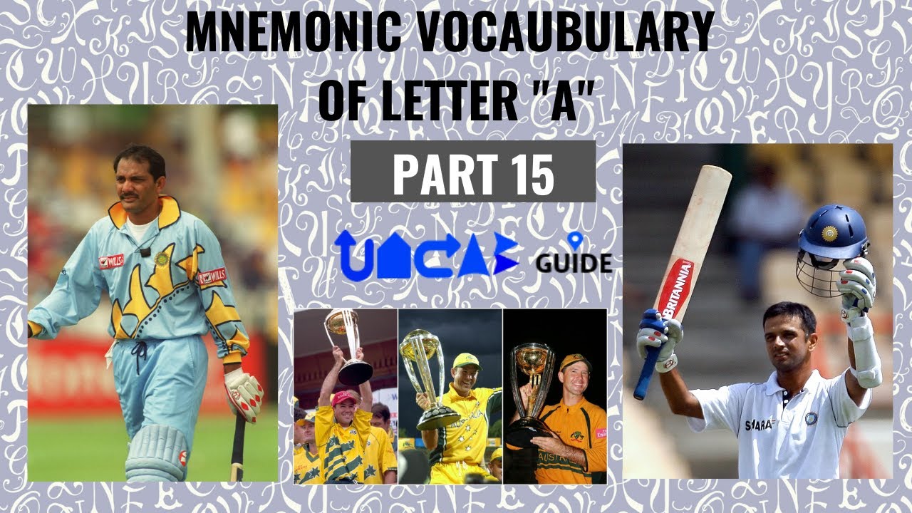 English Mnemonic Vocabulary of Letter A - Part 15 (Final Part) (VOCAB ...