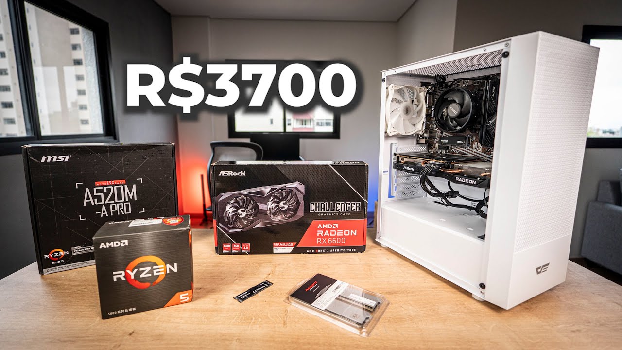 (POV) Montando um PC Gamer CUSTO BENEFÍCIO pra Rodar TUDO de 3700 Reais !!! - YouTube