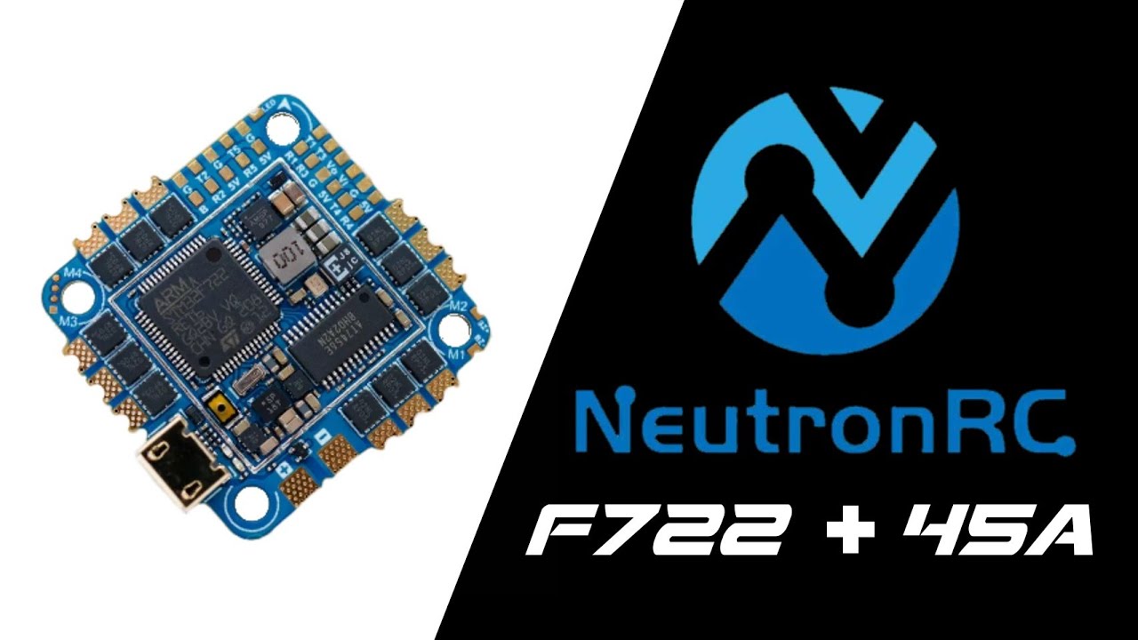 NeutronRC F7 + 45A AIO | Test Flight - YouTube