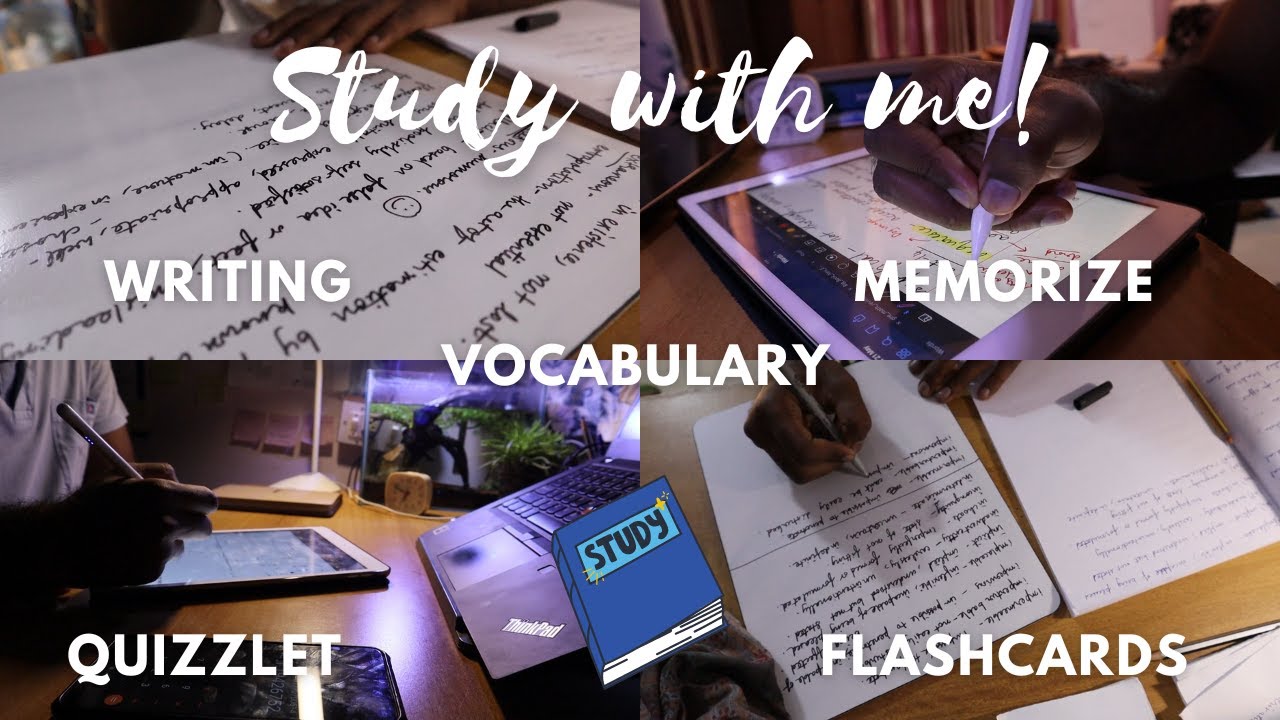 STUDY WITH ME | Let's improve our vocabulary! #quizlet #study # ...