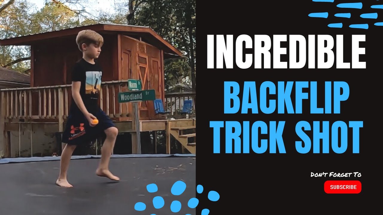 INSANE Backflip Trick Shot- Seriously, You Have To See This 🔥 - YouTube