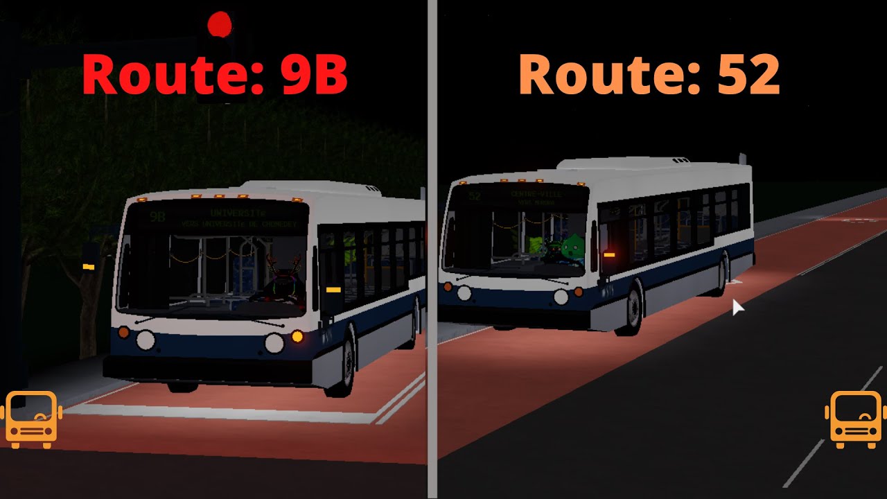 STS|| Chomedy|| Bus ride|| Route: 9B, 52|| Nova Bus LFS [ROBLOX] - YouTube