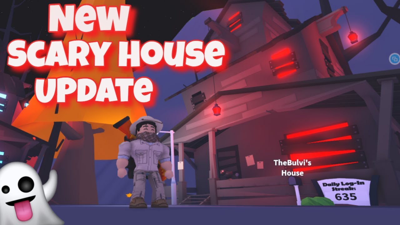 SCARY HOUSE Tour in ADOPT ME UPDATE - YouTube