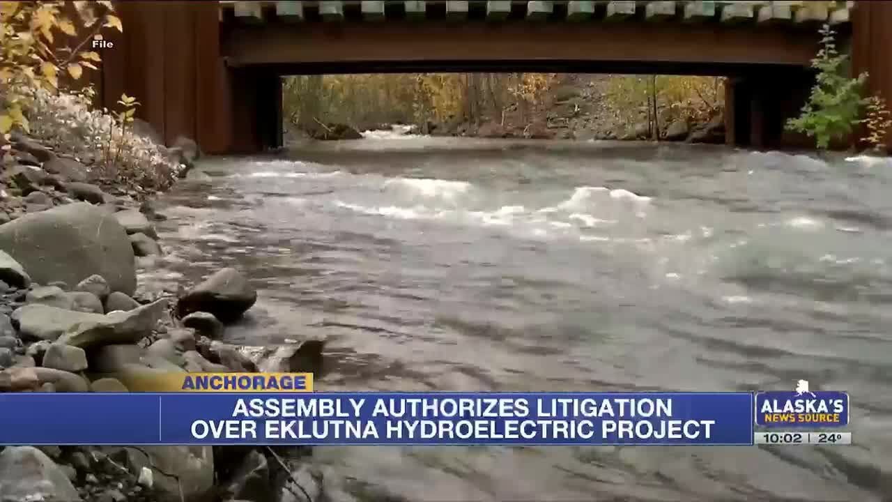 Litigation authorized by Anchorage Assembly in question of Eklutna dam ...