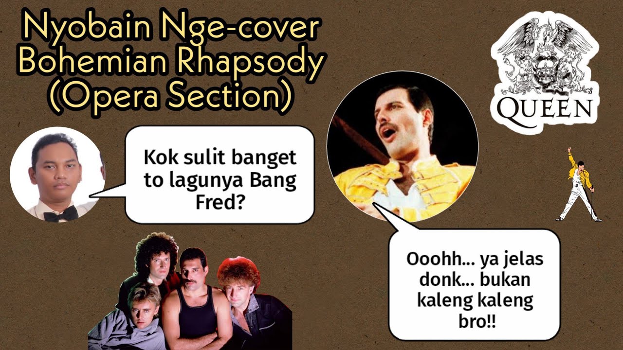 Ngecover Bohemian Rhapsody Opera Section || Guitar Cover Bohemian ...