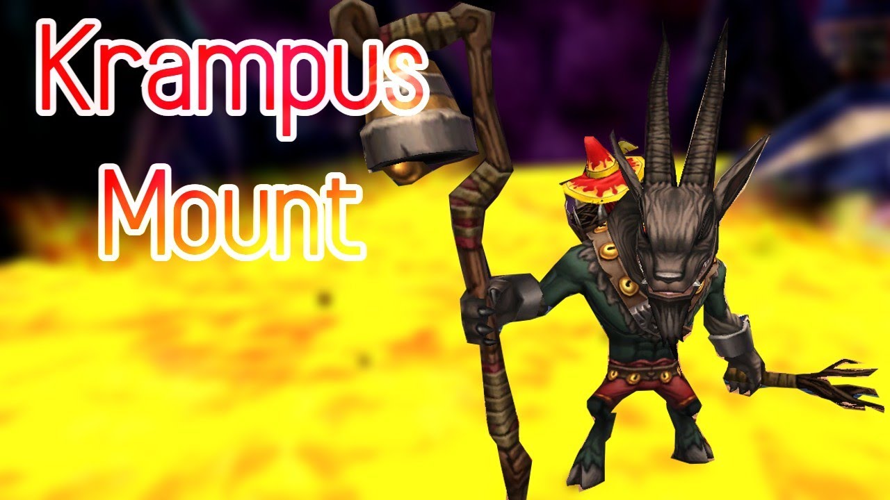 THE NEW KRAMPUS MOUNT IS FIRE! (Wizard101 mount showcase) - YouTube