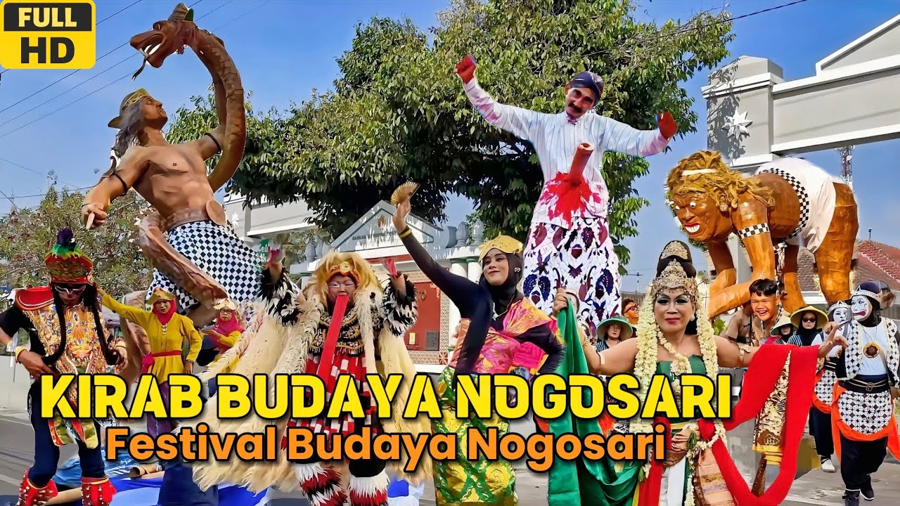 Kirab Budaya Nogosari Sidokarto Godean 2023 | Full Peserta | Ogoh ogoh ...