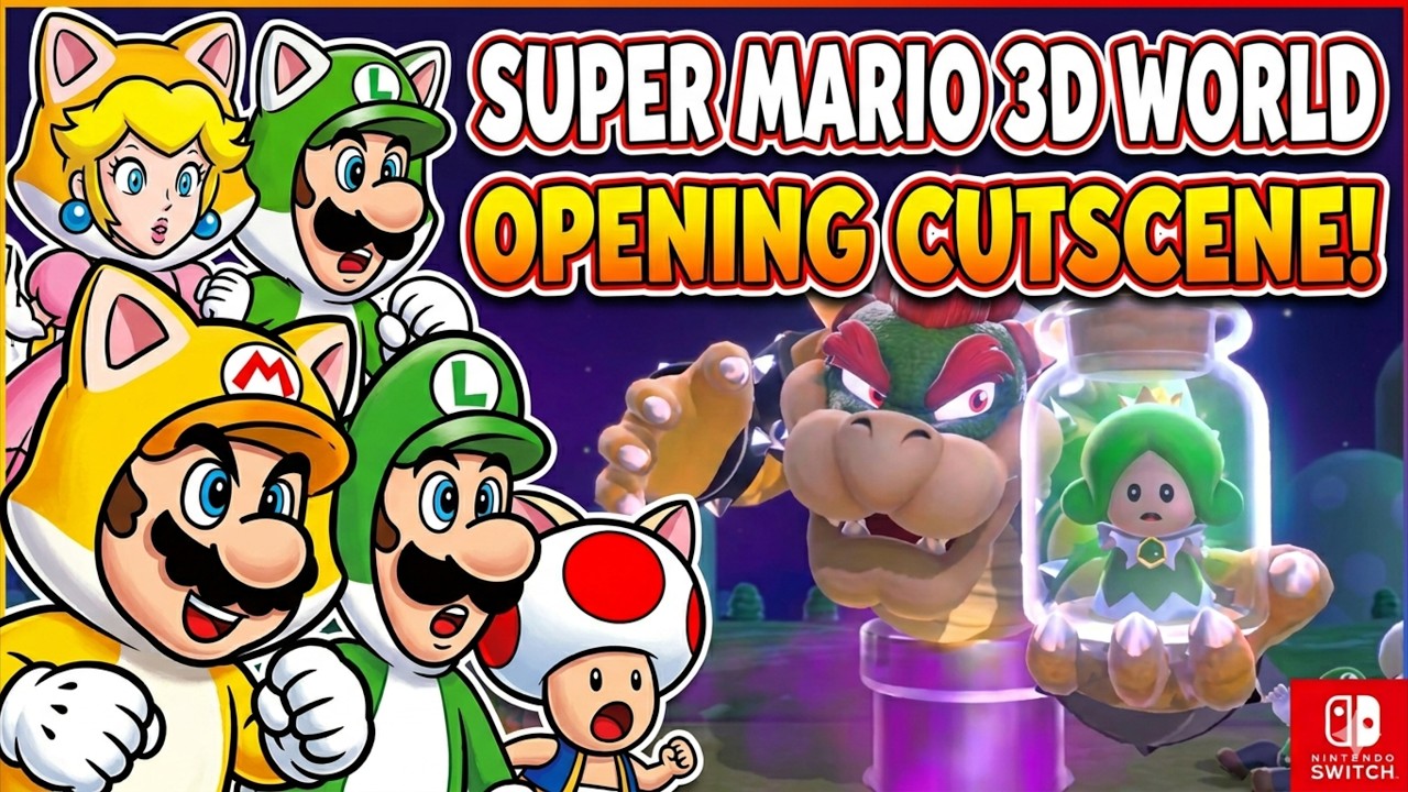 Super Mario 3D World (Switch) Opening Cutscene - YouTube