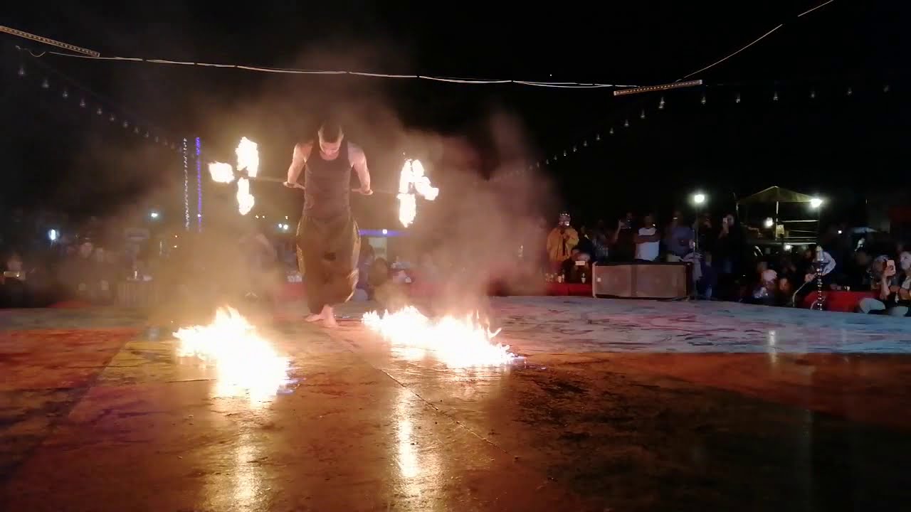 Saudi fire dance 2020. Desert safari 11 January 2020 in dubai - YouTube