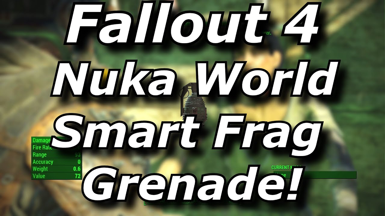 Fallout 4 Nuka World DLC "Smart Fragmentation Grenade" Unique Weapon ...