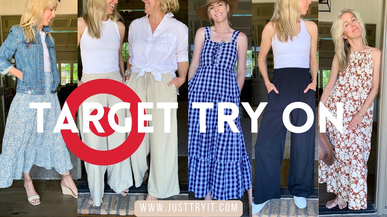 Spring TARGET Try On Haul • SPRING 2022 • Spring Outfits from TARGET ...
