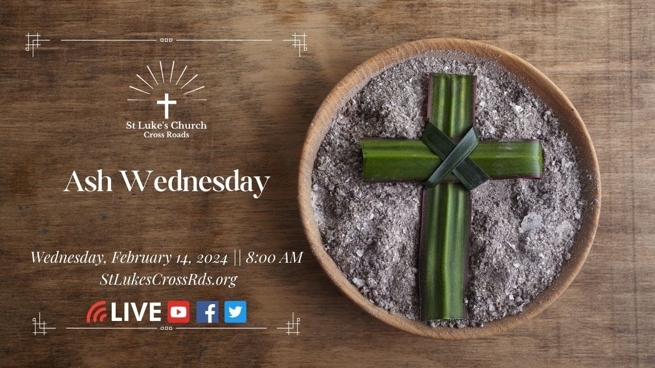 Ash Wednesday Worship Service - YouTube