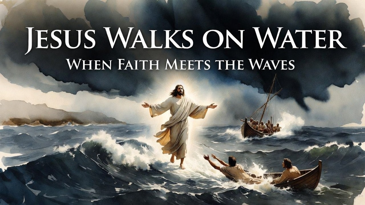 Jesus Walks on Water: Peter Sinks in Doubt – Full Bible Story & Lesson ...